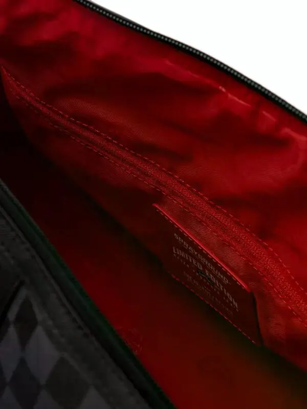 SPRAYGROUND Shark Mouth Check-print Holdall