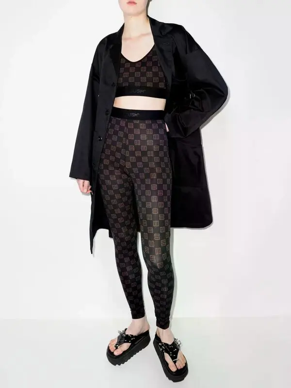 AMBUSH Monogram-print Bra Top
