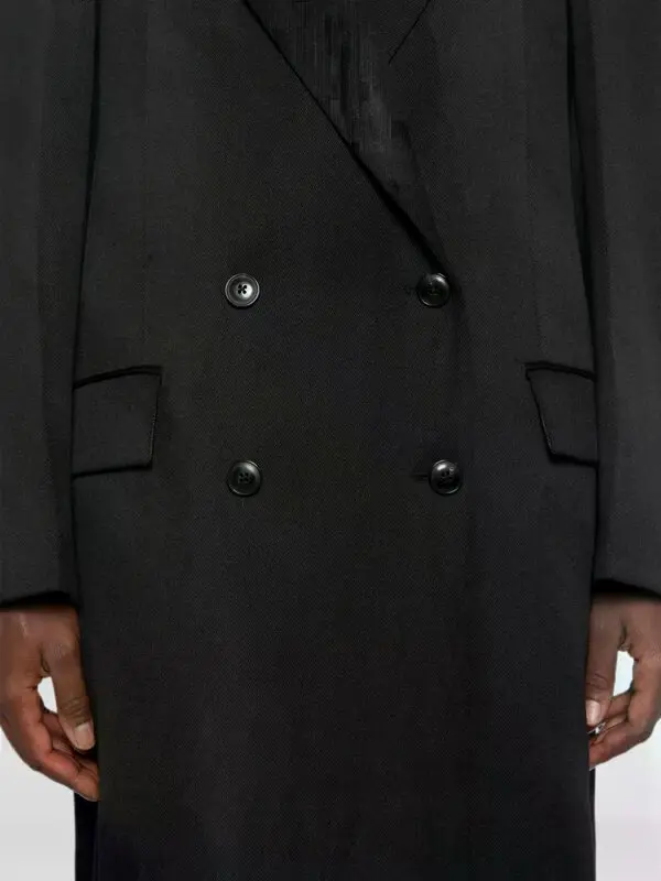 RÓHE Double-breasted Peaked-lapel Coat