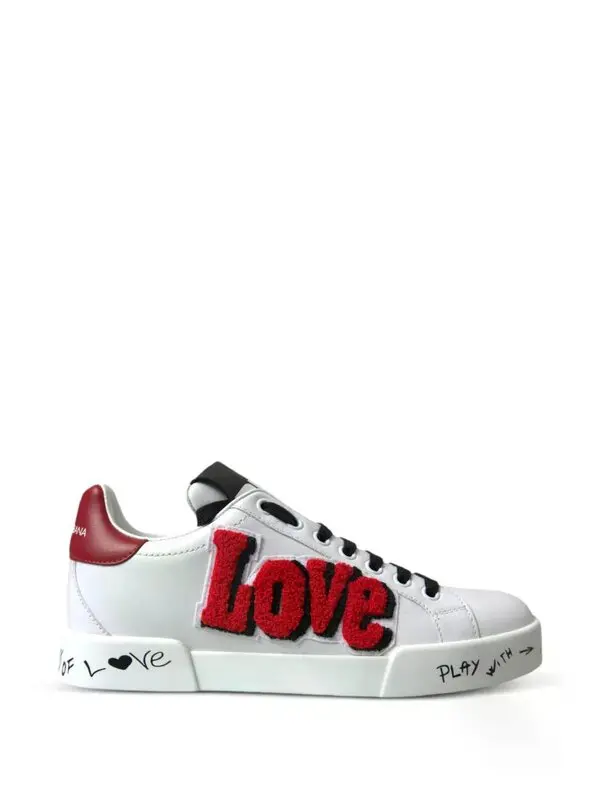 Dolce & Gabbana Portofino Love Patch" Sneakers