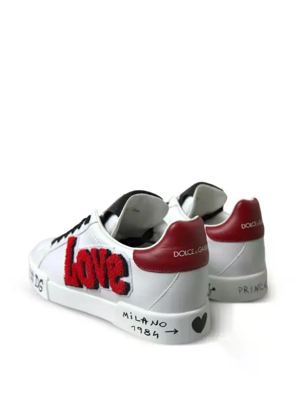 Dolce & Gabbana Portofino Love Patch" Sneakers