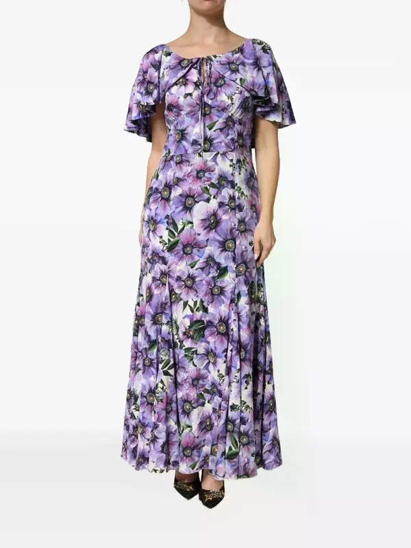 Dolce & Gabbana Floral Print Maxi Dress