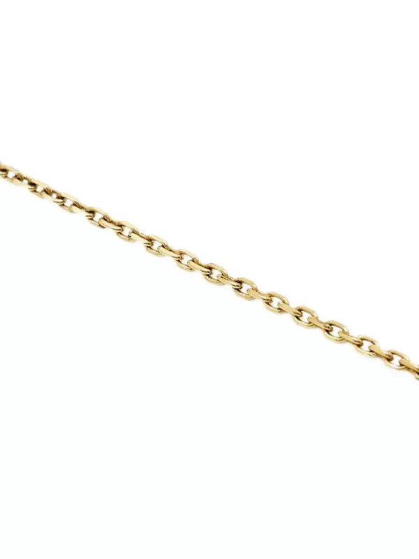 Givenchy Tone Logo Plaque Fine Cable-link Chain Necklace