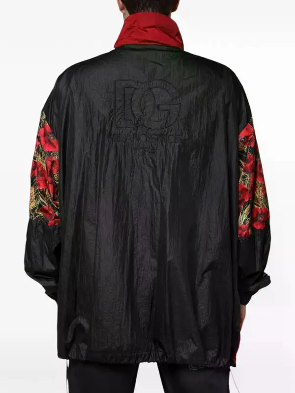 Dolce & Gabbana Floral Print Zip-up Track Jacket