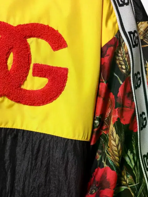 Dolce & Gabbana Floral Print Zip-up Track Jacket