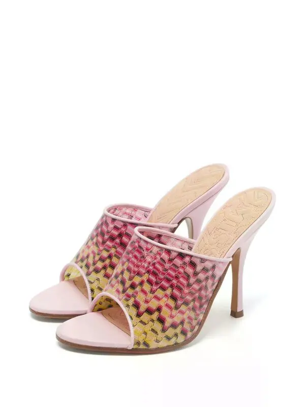 Missoni Zigzag-print Heeled Sandals