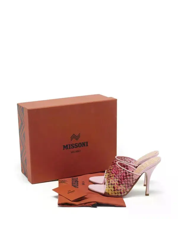 Missoni Zigzag-print Heeled Sandals