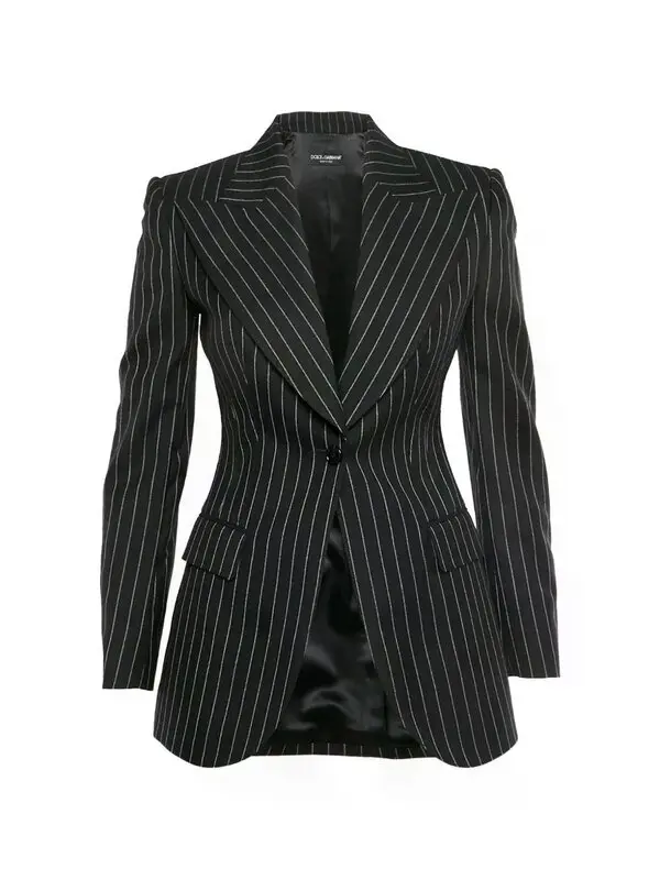 Dolce & Gabbana Pinstripe Peak-lapel Blazer