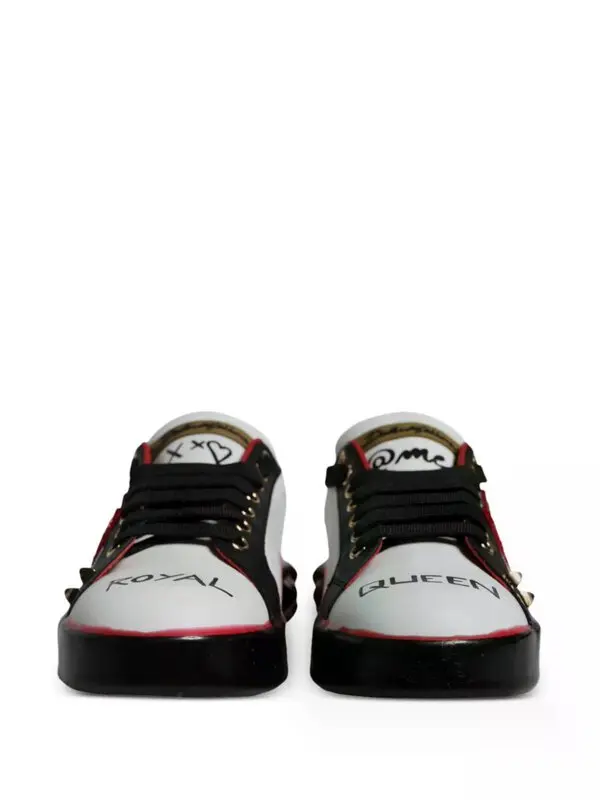 Dolce & Gabbana Portofino Heart-patch Sneakers