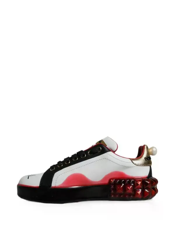 Dolce & Gabbana Portofino Heart-patch Sneakers