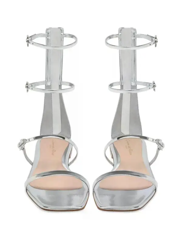 GIANVITO ROSSI Tone Ribbon Downtown Sandals
