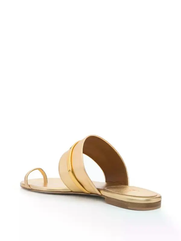 MALONE SOULIERS Open Toe Flat Sandals