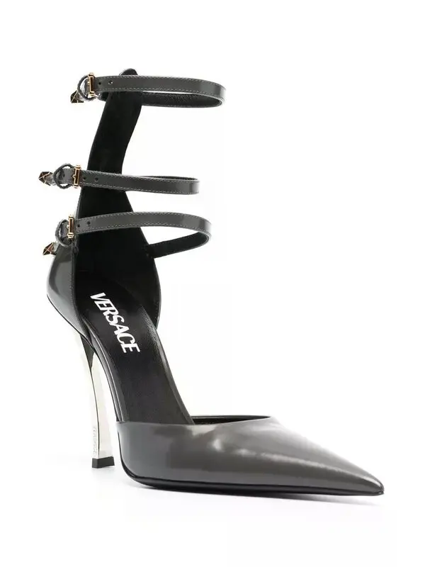 Versace 110mm Leather Pumps