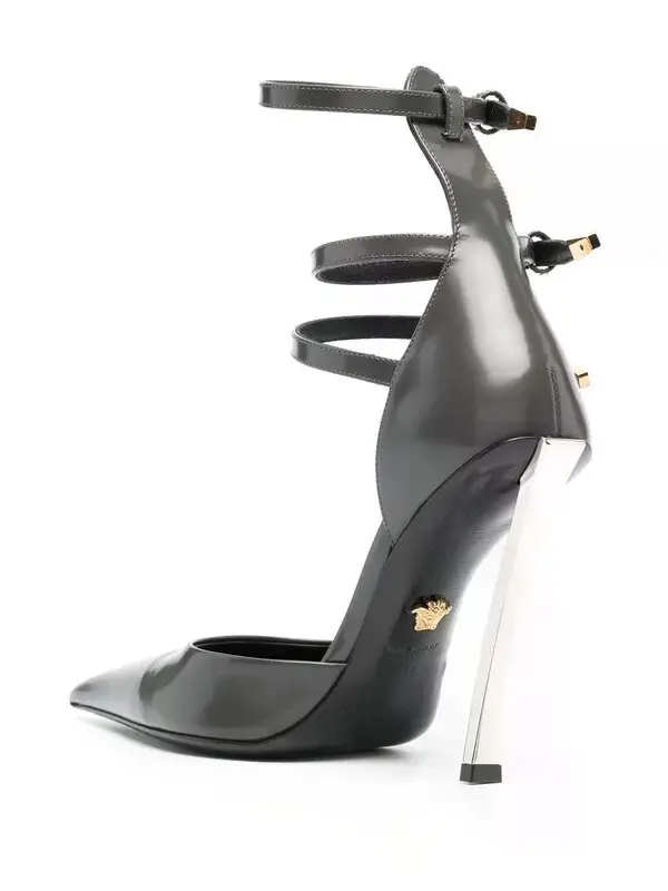 Versace 110mm Leather Pumps