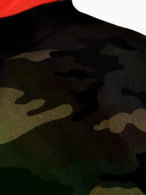 Dolce & Gabbana Camouflage Print Colour-block Hoodie