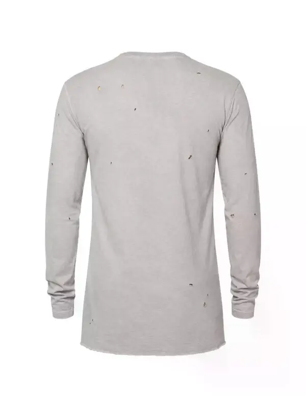 Dolce & Gabbana Distressed-finish Long-sleeve T-shirt