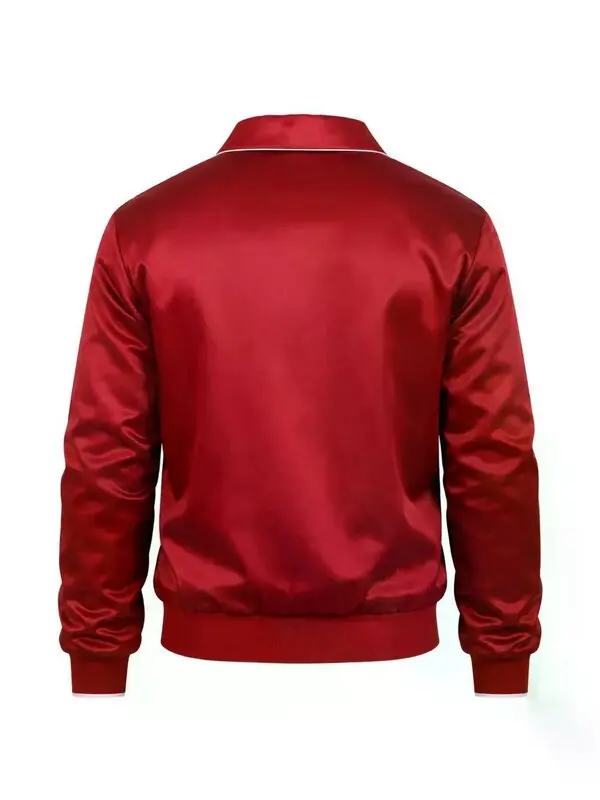 Dolce & Gabbana Embroidered Silk Bomber Jacket