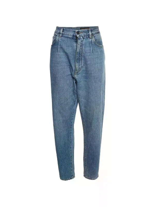 Dolce & Gabbana Logo Plaque Straight-leg Jeans