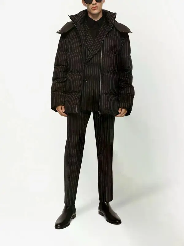 Dolce & Gabbana Sicilia Pinstripe Double-breasted Blazer