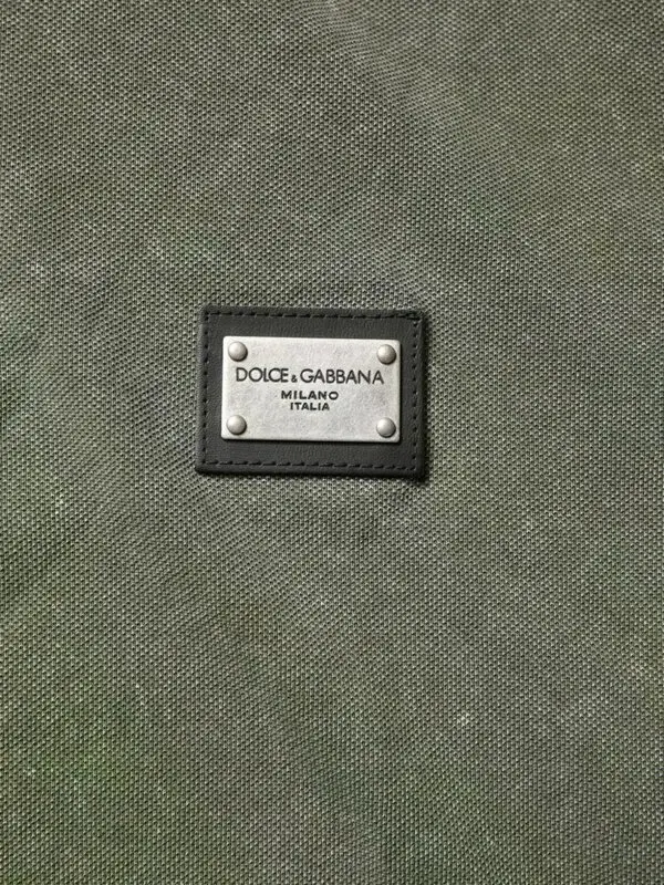 Dolce & Gabbana Logo-plaque Polo Shirt