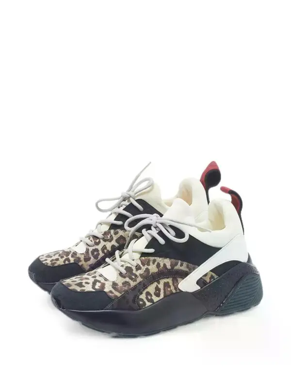 Stella McCartney Eclypse Leopard Print Sneakers