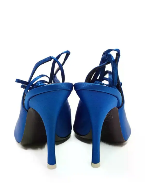 Attico Venus Ankle Strap Stiletto Pumps