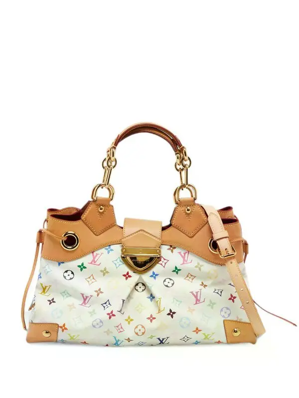 LOUIS VUITTON Monogram Multicolore Ursula Tote Bag - White