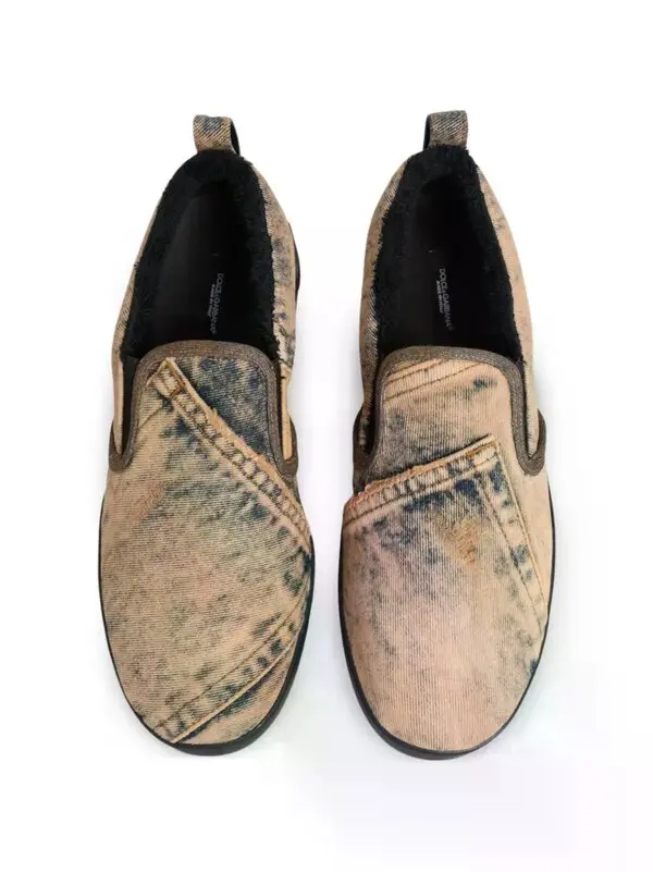 Dolce & Gabbana Slip-on Sneakers With Pull-tab Heel