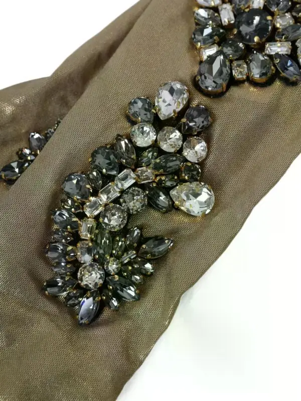 Dolce & Gabbana Elbow Length Embellished Gloves