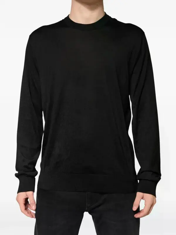 Dolce & Gabbana Crew Neck Silk Sweater