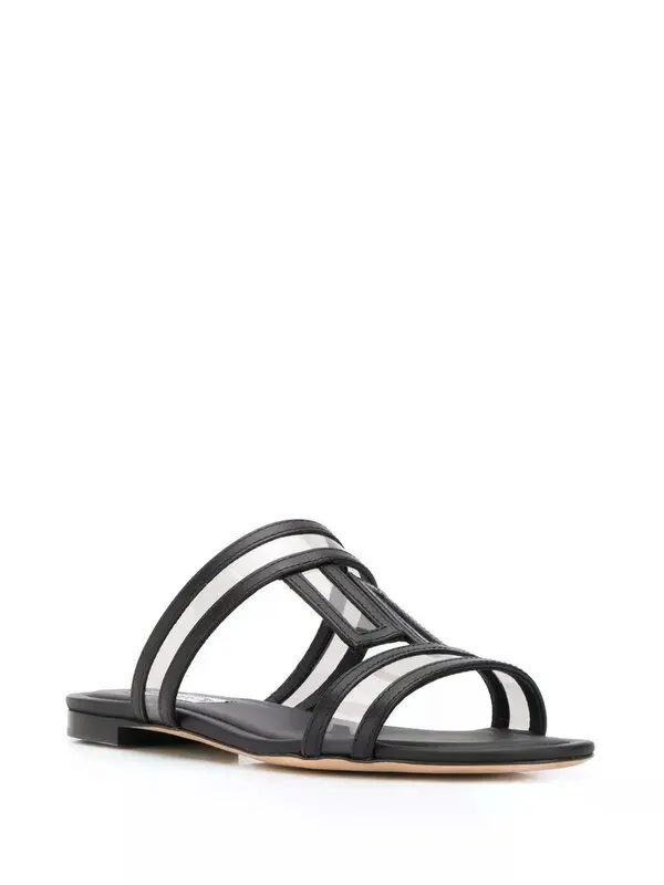 TOD'S Flat Leather Sandals