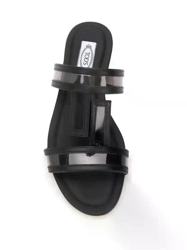 TOD'S Flat Leather Sandals
