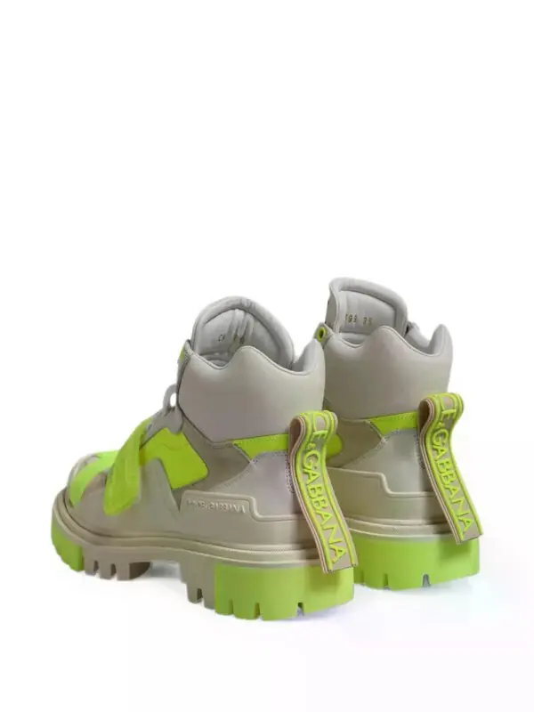 Dolce & Gabbana Mixed Material Trekking Boots