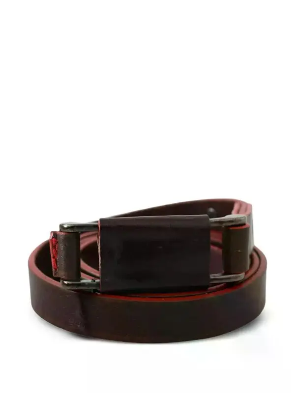 Costume National Rustic Buckle Belt