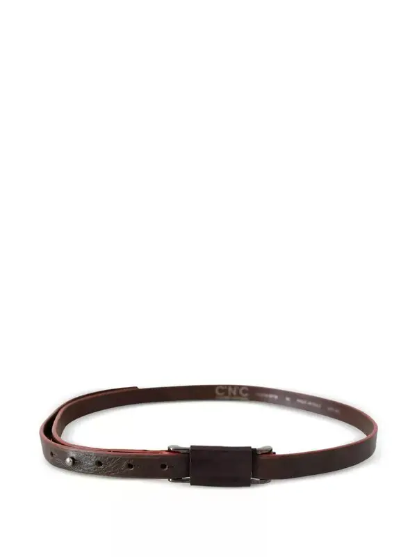 Costume National Rustic Buckle Belt