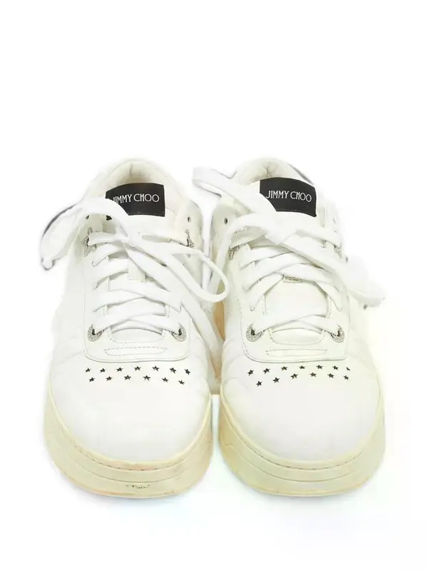 JIMMY CHOO Hawaii Low-top Sneakers - White