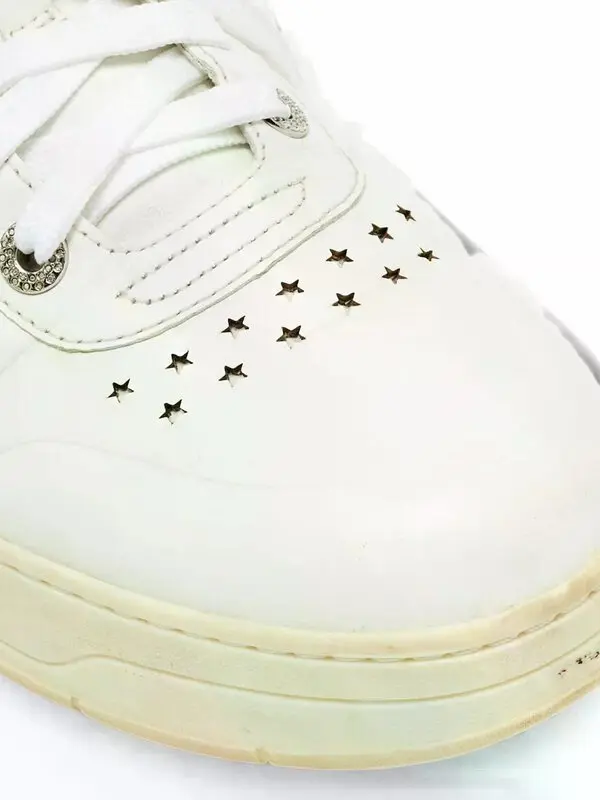 JIMMY CHOO Hawaii Low-top Sneakers - White