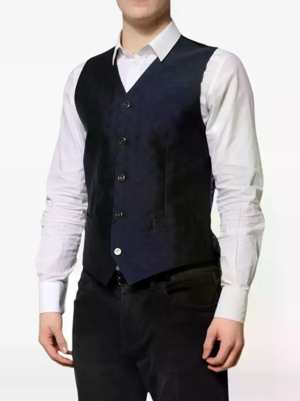 Dolce & Gabbana Logo-embossed Waistcoat