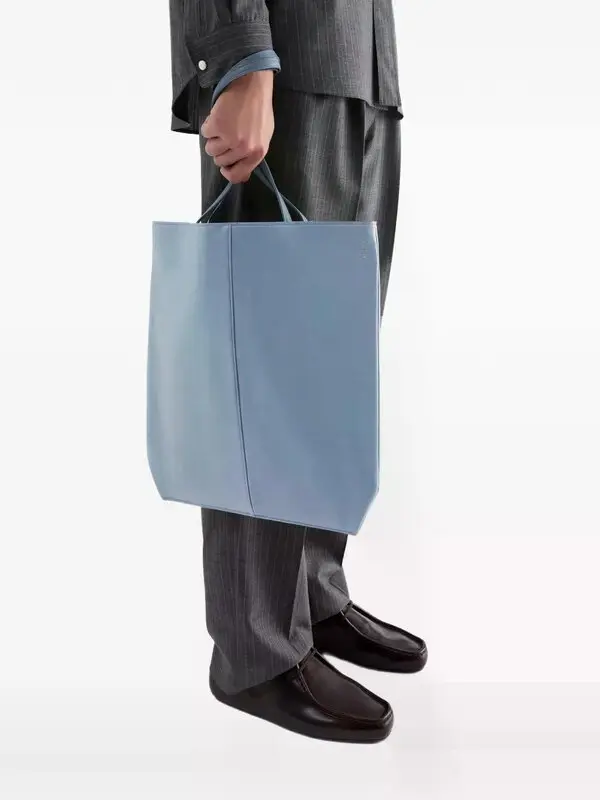 JIL SANDER Linea Centre-piping Leather Tote Bag