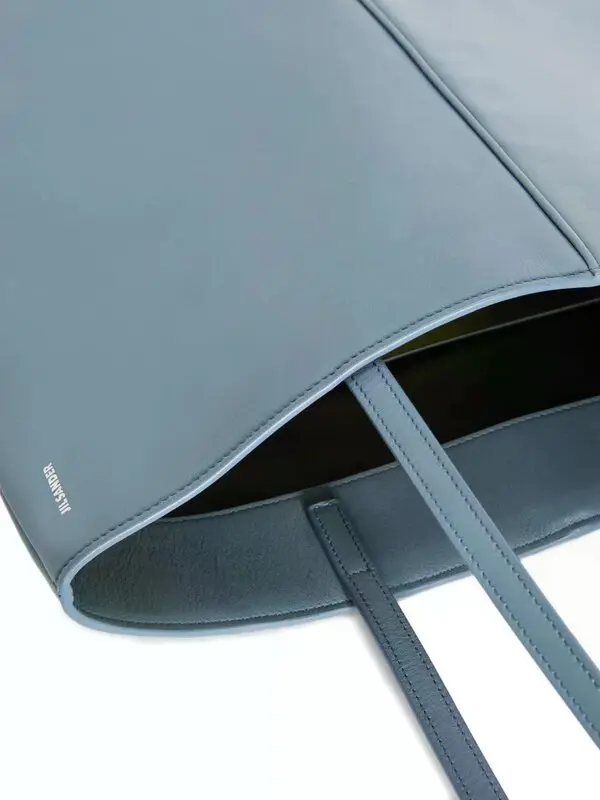 JIL SANDER Linea Centre-piping Leather Tote Bag