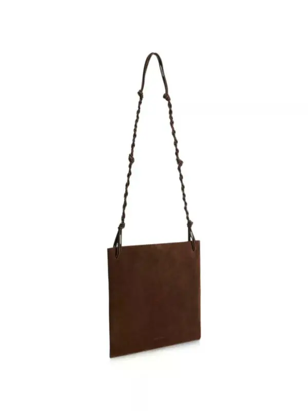 JIL SANDER Tangle Knotted Shoulder Bag - Brown