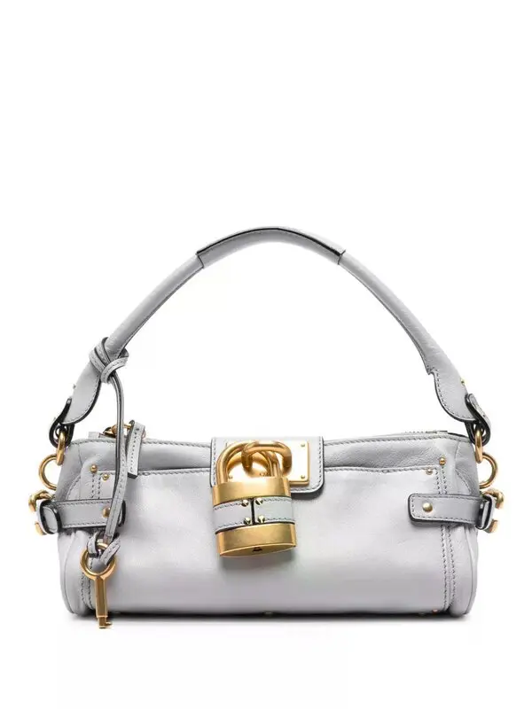 Chloé Small Paddington Shoulder Bag - Grey
