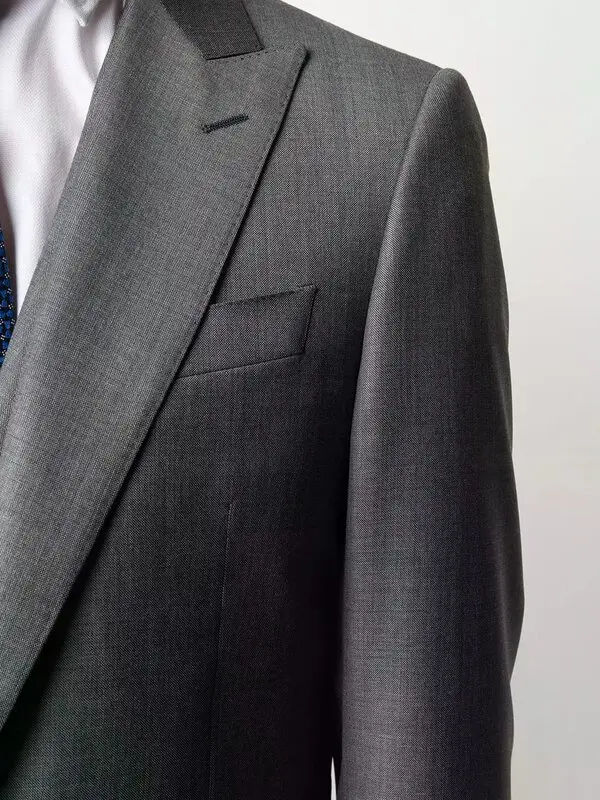 Canali Two-piece Fishtail Suit - Grey