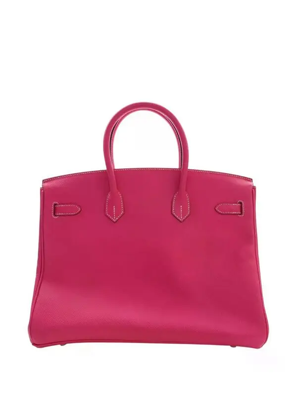 Hermès Epsom Leather Birkin 35 Handbag - Pink