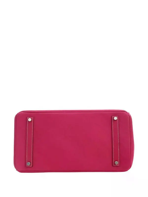 Hermès Epsom Leather Birkin 35 Handbag - Pink