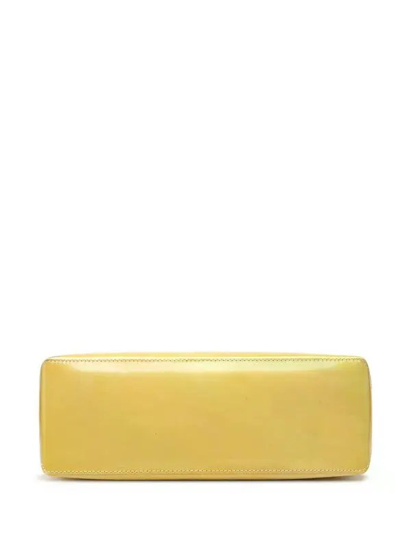 LOUIS VUITTON Monogram Vernis Wilshire Pm Handbag - Yellow