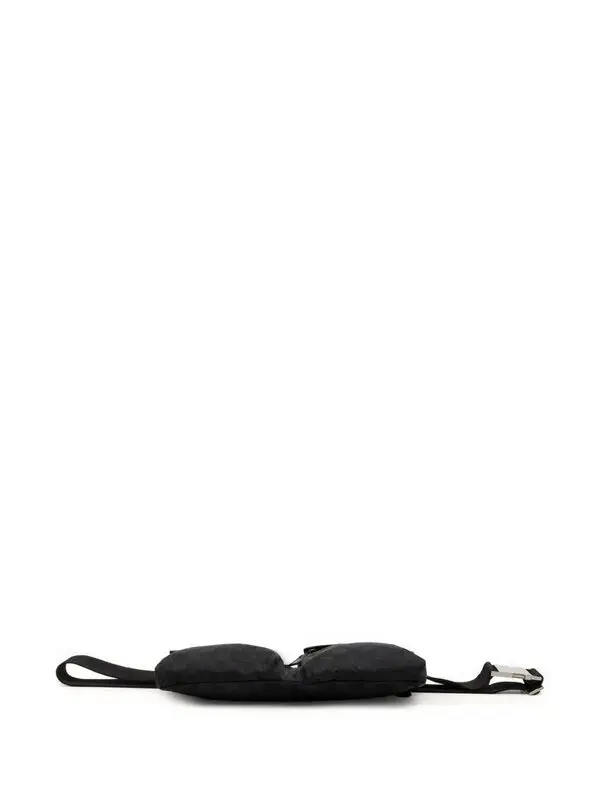 Gucci Gg Canvas Double Pocket Belt Bag