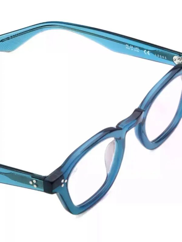 AKILA Logos Round Frame Eyeglasses - Blue