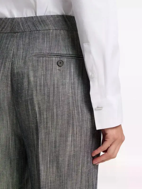 BOSS Buttoned Flared Trousers