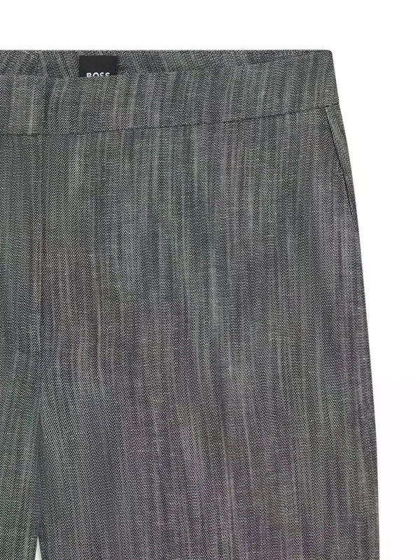 BOSS Buttoned Flared Trousers